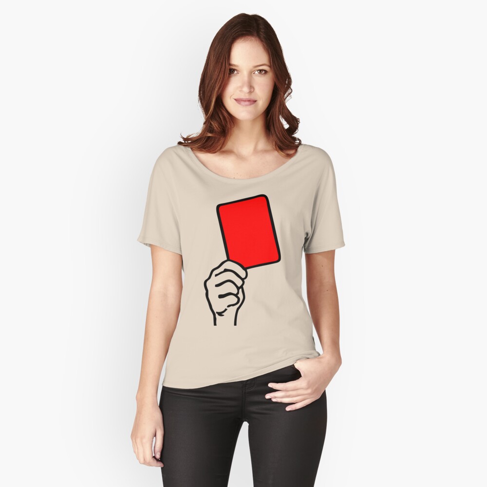 "Foul - red card" Sticker for Sale by nektarinchen | Redbubble