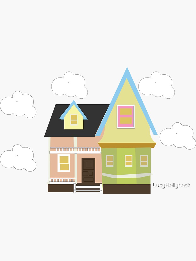"Up House" Sticker for Sale by LucyHollyhock | Redbubble