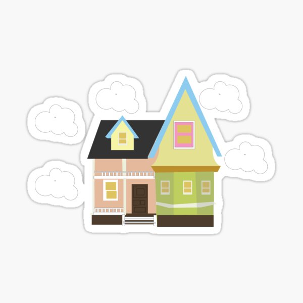 "Up House" Sticker for Sale by LucyHollyhock | Redbubble
