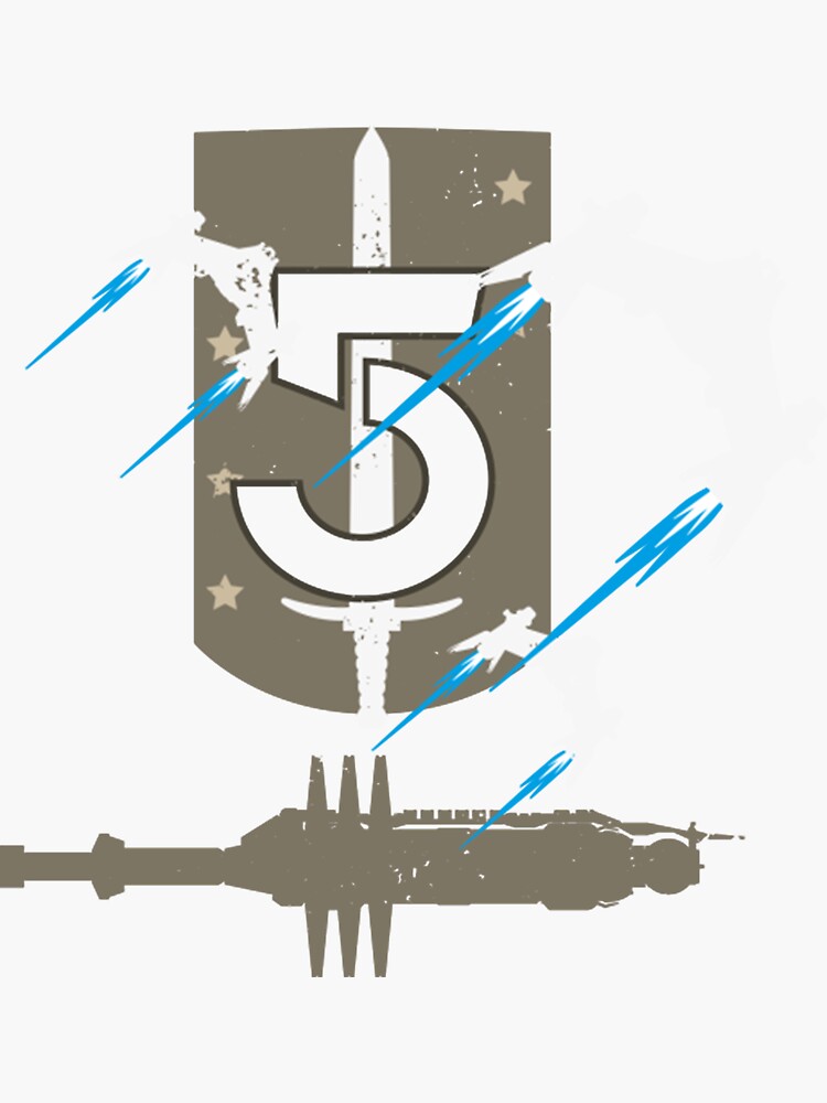 "Babylon 5" Sticker by runoutof0844 | Redbubble