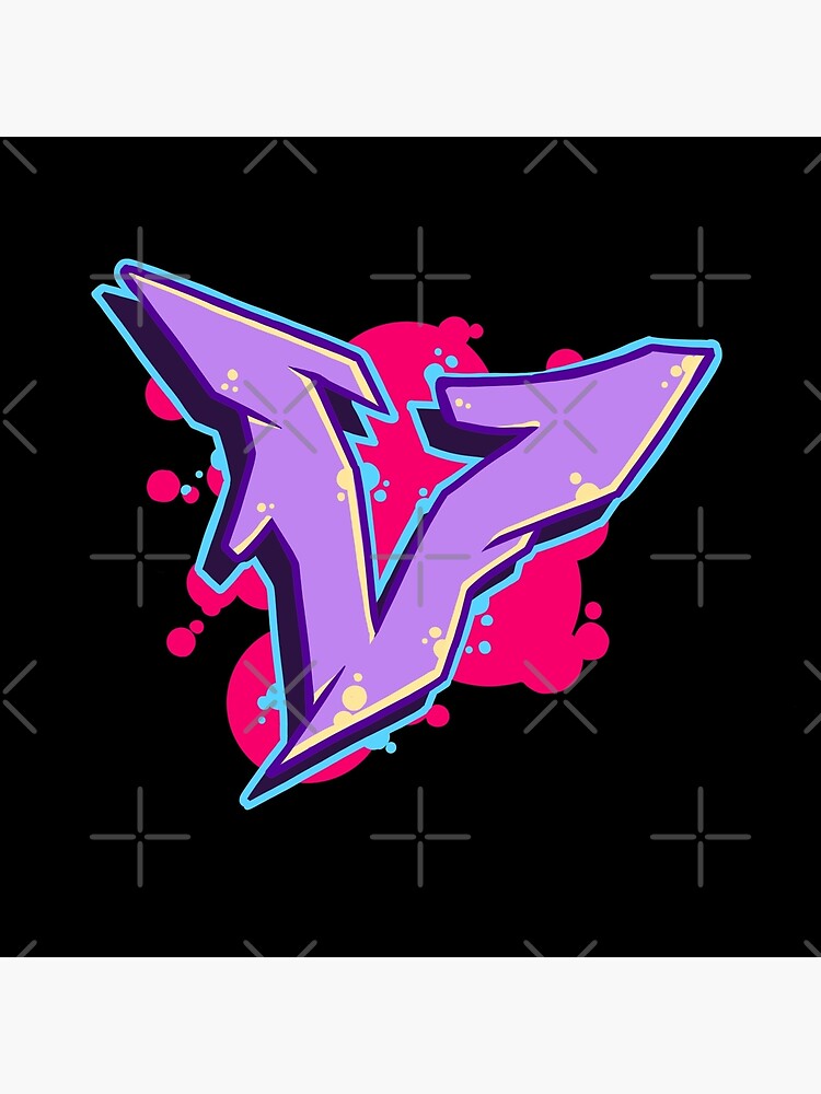 "Letter V - Graffiti Street Art Style " Art Board Print for Sale by ...