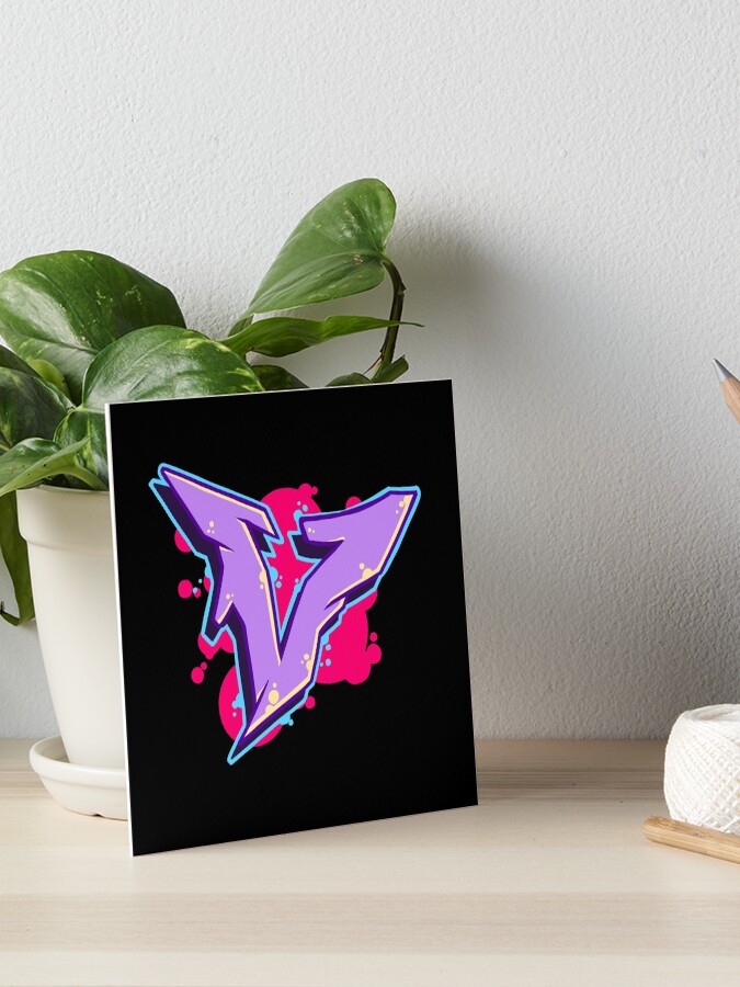 "Letter V - Graffiti Street Art Style " Art Board Print for Sale by ...