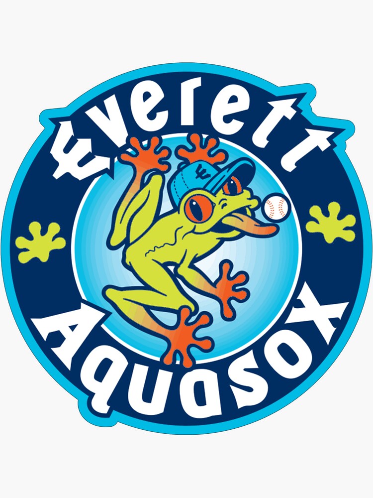 "Everett AquaSox" Sticker by StephenWall | Redbubble
