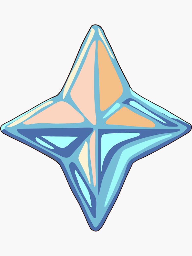 "Genshin Impact Primogem ghibli style sticker by ikeindo" Sticker for ...