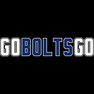 "Go Bolts tampa" Poster for Sale by poppygiftshop | Redbubble