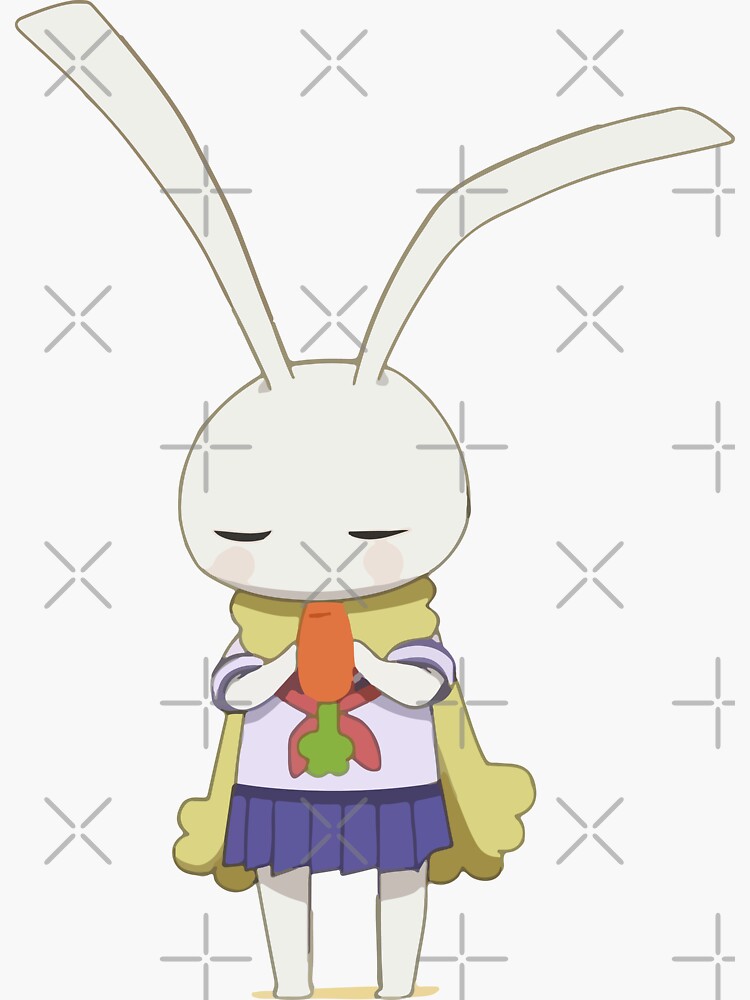"Cute Frau Rabbit (Eat) Eating Carrot Peach Boy Riverside Anime ...