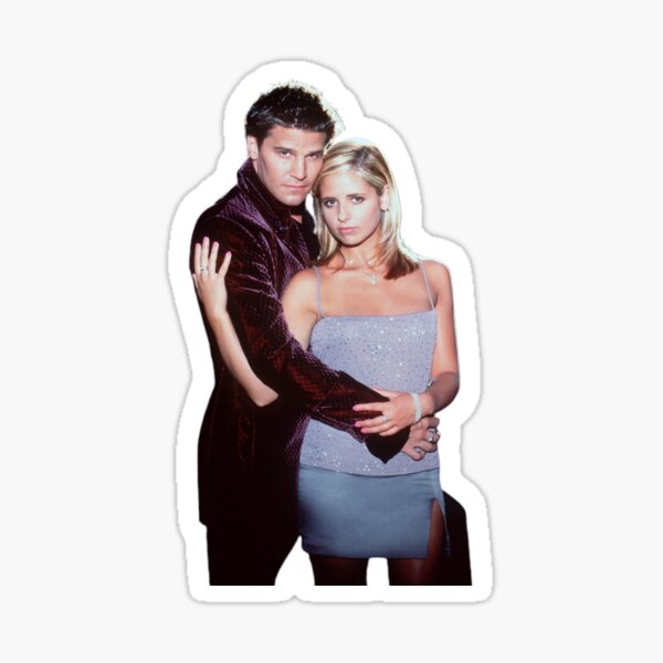 "Buffy & Angel " Sticker by Kselberg123 | Redbubble
