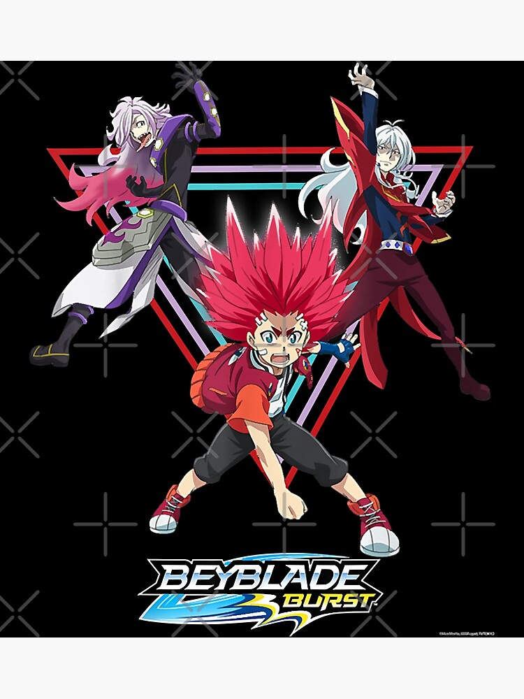 Poster « Beyblade Burst Turbo Triangle Group Anime Kids break Manga ...