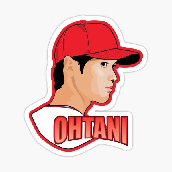 "Angels Baseball - Shohei Ohtani" Sticker for Sale by ShinSplints ...