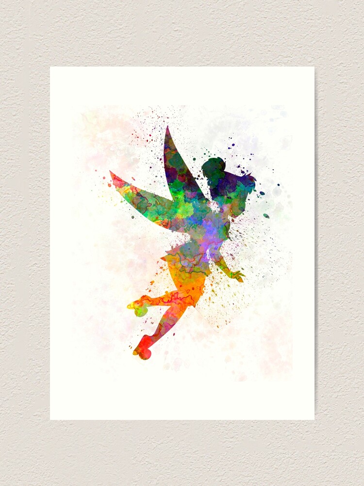 "Tinkerbell in watercolor" Art Print for Sale by paulrommer | Redbubble