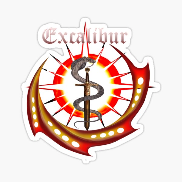 "Sword of king arthur Excalibur - Sword" Sticker for Sale by frestshop ...