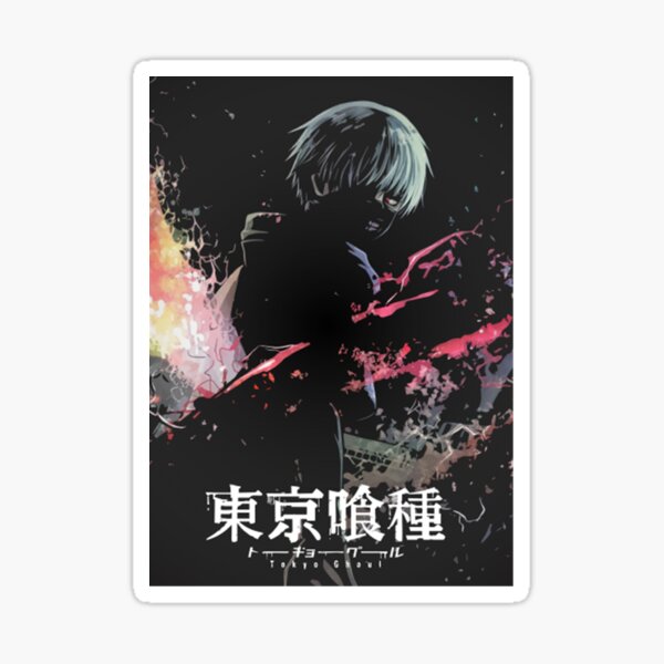 "Tokyo ghoul vector art black 02" Sticker for Sale by Csonkamarton ...