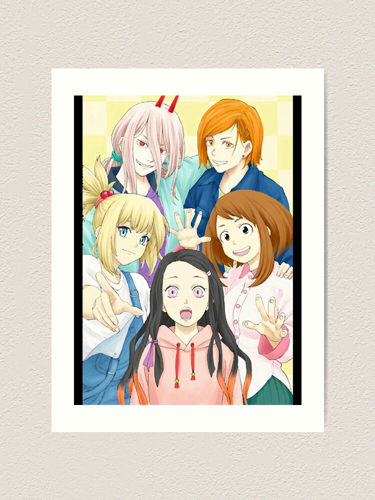 "Kamado Nezuko Kohaku Kugisaki Nobara Pochita Uraraka Ochako " Art ...
