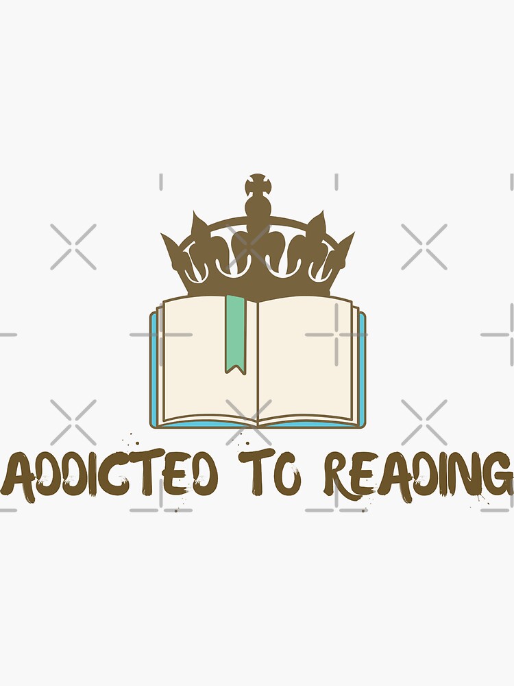 "addicted to reading design for book lovers, birthday gift for students ...