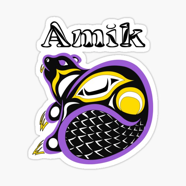 "Amik (Beaver) Non-Binary Pride" Sticker for Sale by KendraHowland ...