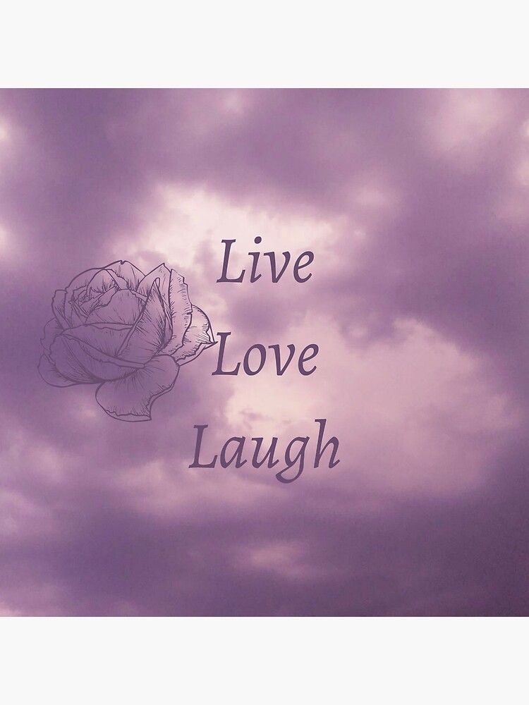 "Live Love Laugh, Own Yourself Aesthetic Collection." Poster for Sale ...