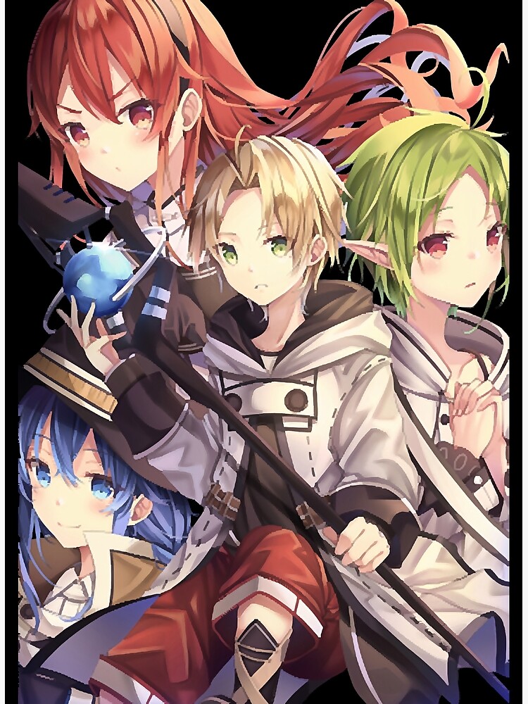 "Mushoku Tensei Isekai Ittara Honki Dasu " Poster for Sale by ...