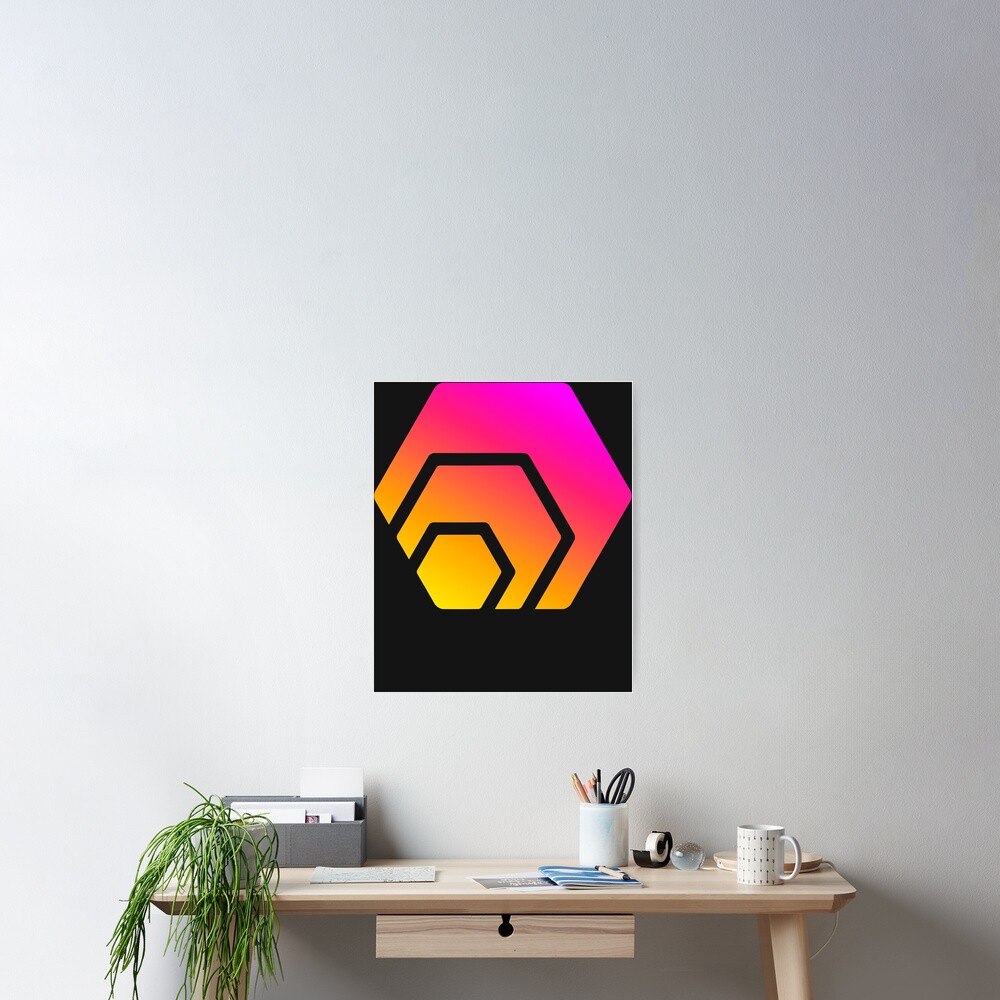 "HEX Logo Crypto Hexican " Poster by madelenelukach | Redbubble