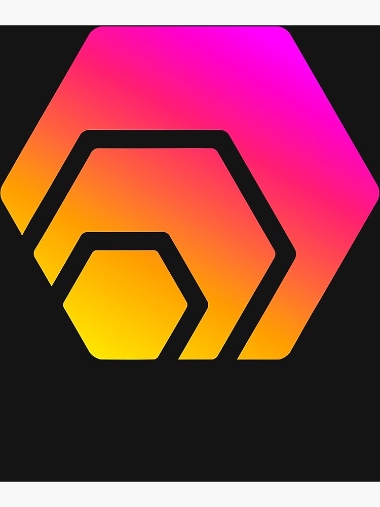 "HEX Logo Crypto Hexican " Poster by madelenelukach | Redbubble