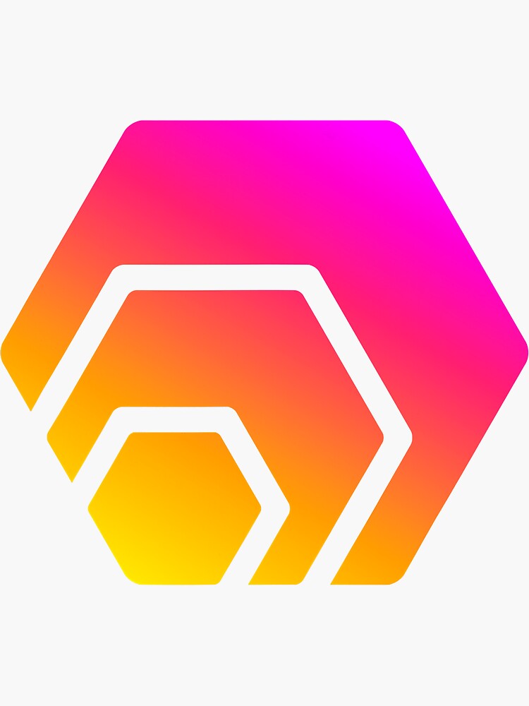 "HEX Logo Crypto Hexican " Sticker for Sale by madelenelukach | Redbubble