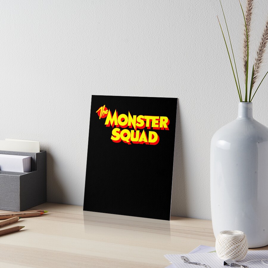 "The Monster horror squad movie logo" Art Board Print by ...