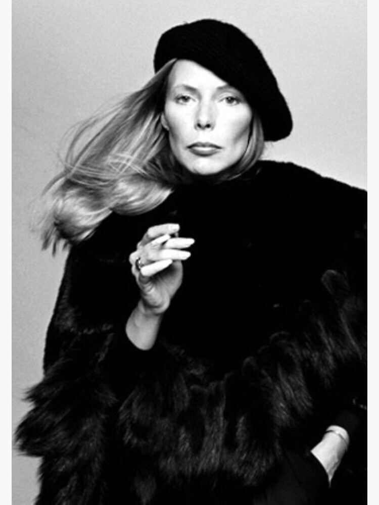 "Joni Mitchell Black" Poster for Sale by sealnancy | Redbubble