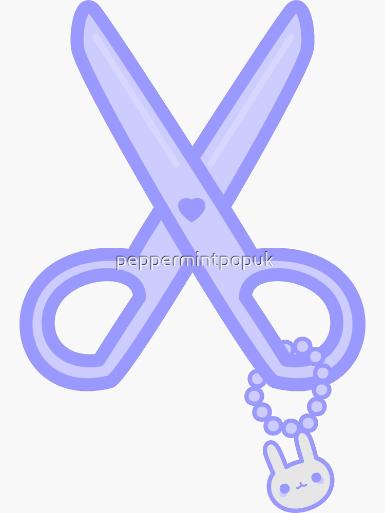 "Cute scissors" Sticker by peppermintpopuk | Redbubble
