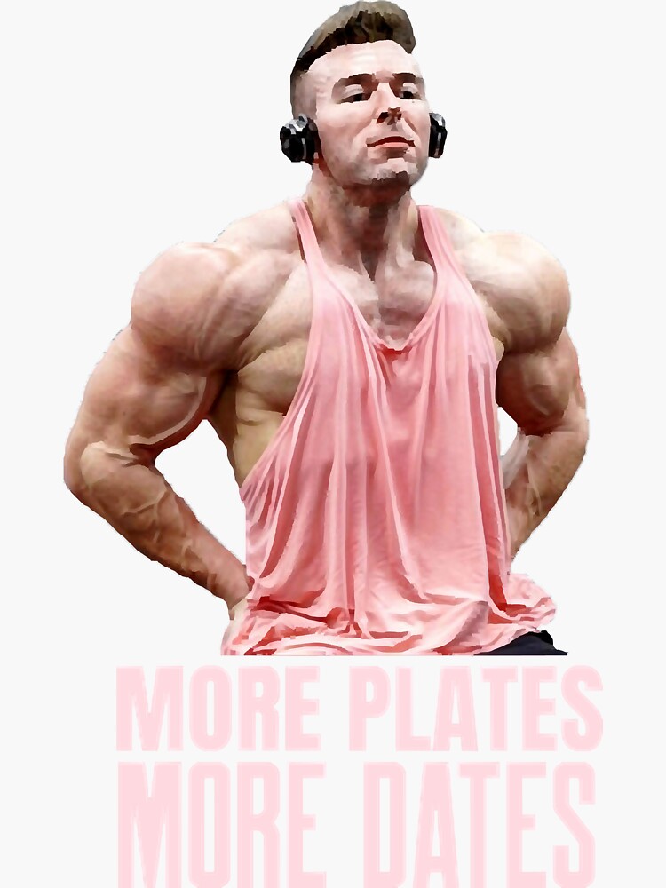 "More Plates More Dates Derek " Sticker for Sale by Andrion88 | Redbubble