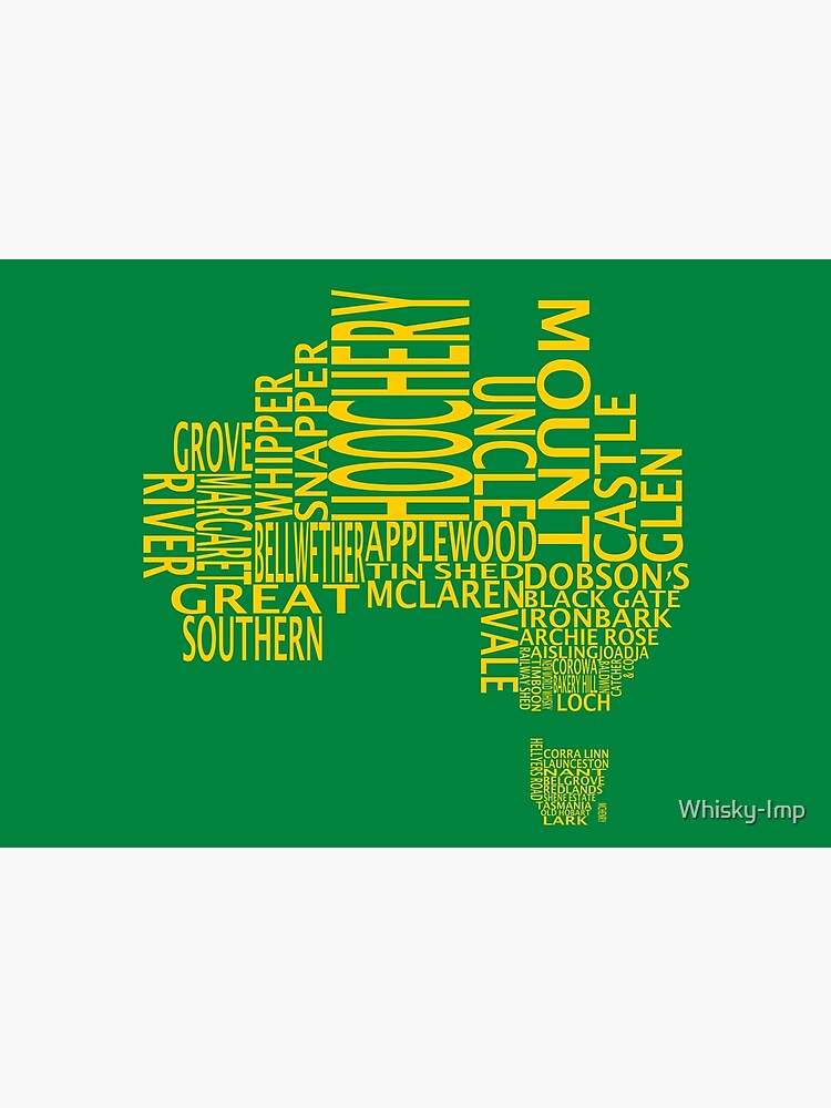 "Australian Distillery Map" Poster by Whisky-Imp | Redbubble