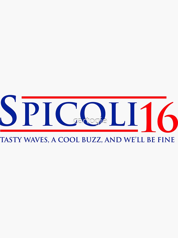 "spicoli 16" Sticker by cartogie | Redbubble