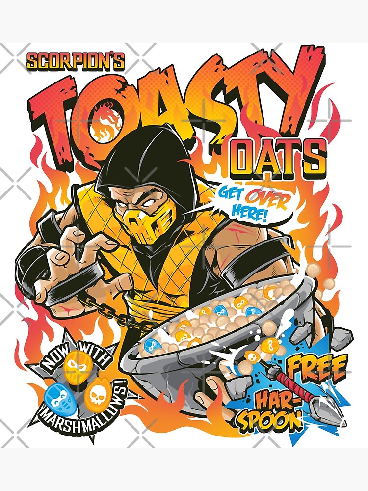 "Toasty Oats The Mortal Kombat Fatality Gaming Sub" Poster by ...
