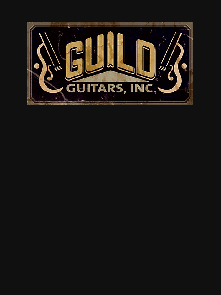 " the guild guitar research custom since 1953 " T-shirt for Sale by ...