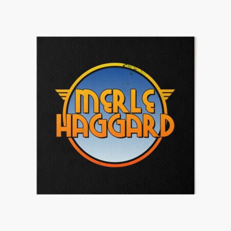 "Merle // Retro 70s Style Country Fan Art Shirt" Art Board Print for ...