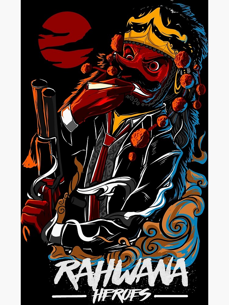 "rahwana heroes java" Poster for Sale by nelliegood | Redbubble