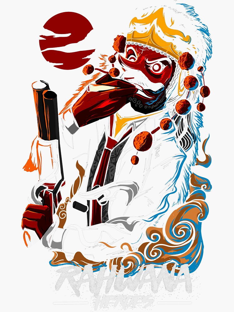 "rahwana heroes java" Sticker for Sale by nelliegood | Redbubble