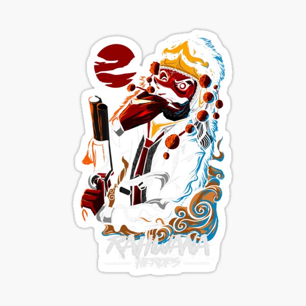 "rahwana heroes java" Sticker for Sale by nelliegood | Redbubble