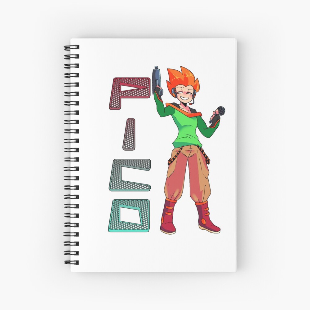 "Fnf pico Friday Night Funkin" Spiral Notebook by Dizzaa | Redbubble