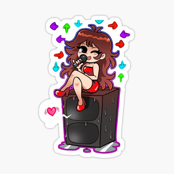 "Friday Night Funkin" Sticker for Sale by HelloFNF | Redbubble