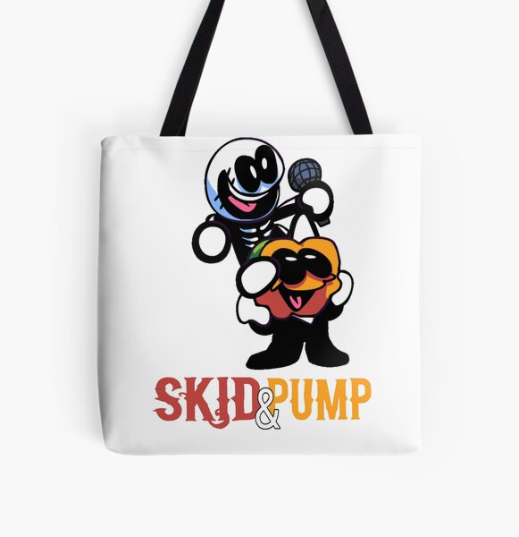 "Fnf skid and pump Friday Night Funkin" Tote Bag by Dizzaa | Redbubble