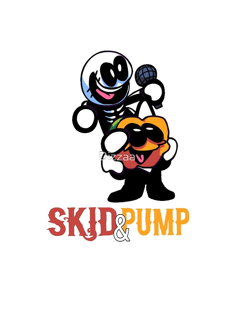 "Fnf skid and pump Friday Night Funkin" Scarf by Dizzaa | Redbubble
