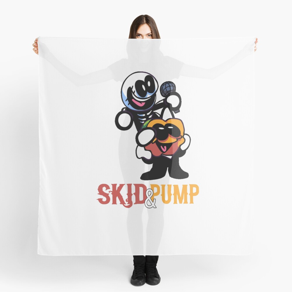 "Fnf skid and pump Friday Night Funkin" Scarf by Dizzaa | Redbubble
