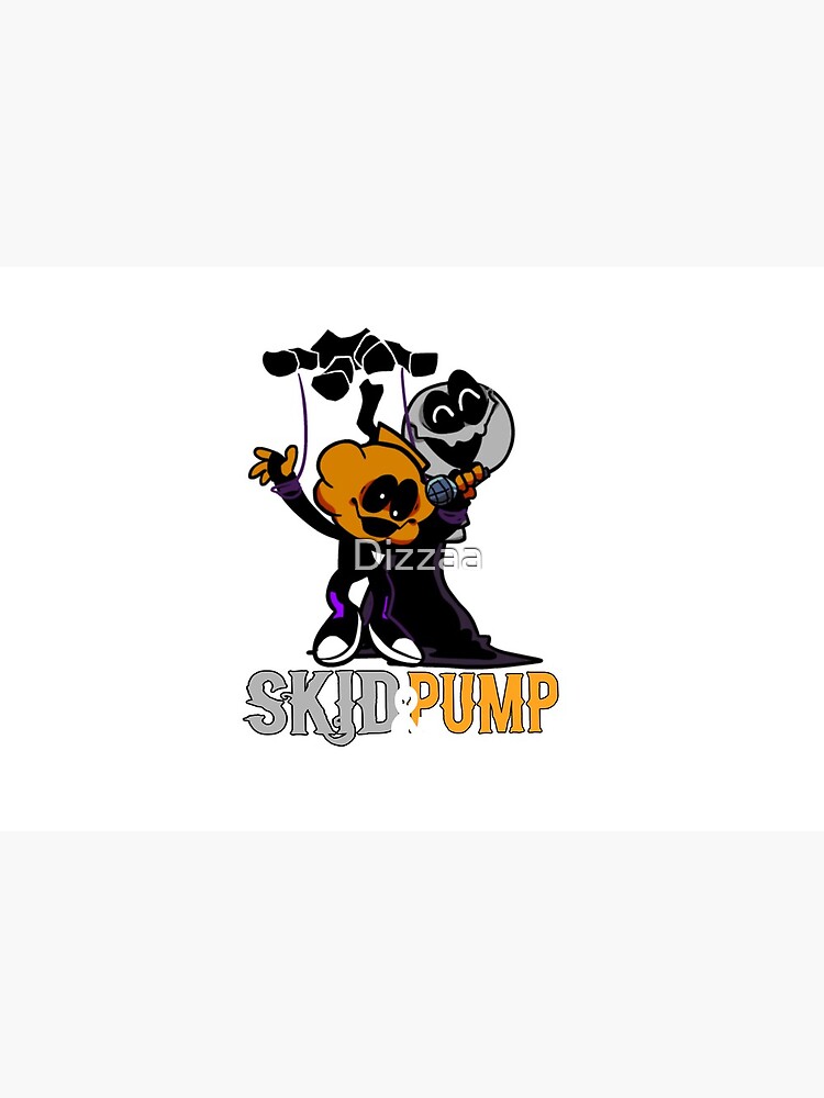 "Fnf skid and pump Friday Night Funkin" Mask by Dizzaa | Redbubble