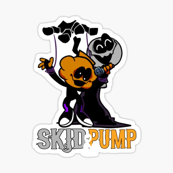 "Fnf skid and pump Friday Night Funkin" Sticker for Sale by Dizzaa ...