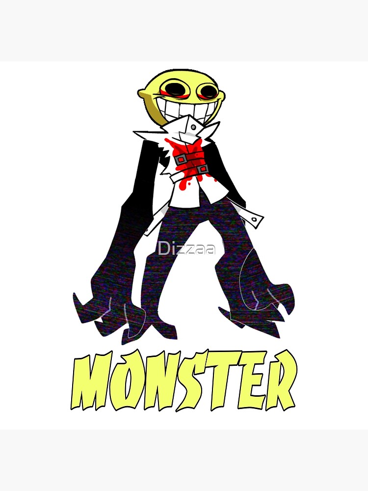 Fnf Monster Friday Night Funkin Premium Matte Vertical Poster