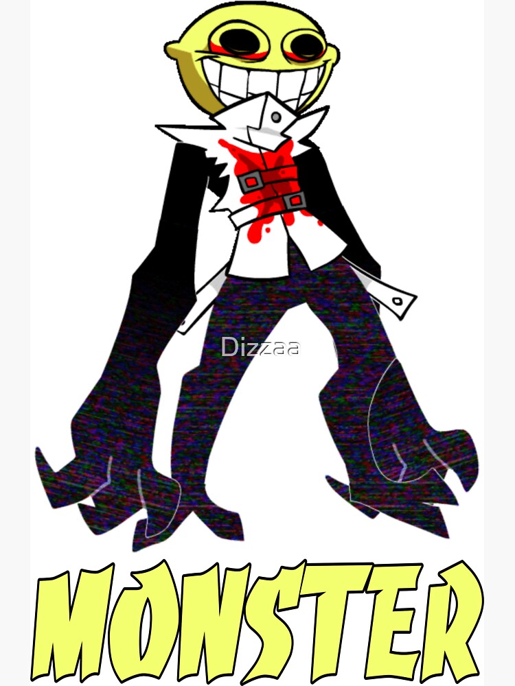 "Fnf monster Friday Night Funkin" Magnet by Dizzaa | Redbubble