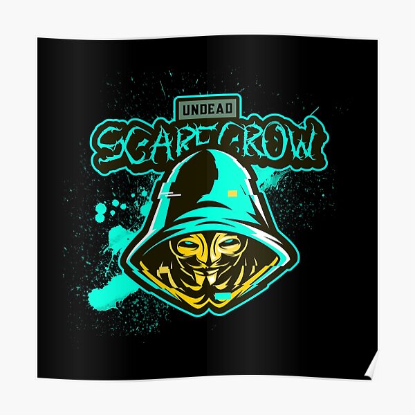"Undead scarecrow " Poster for Sale by Shopinaw | Redbubble