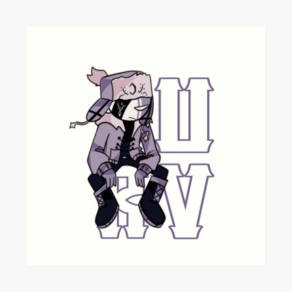 "Fnf ruv Friday Night Funkin" Art Print for Sale by Dizzaa | Redbubble