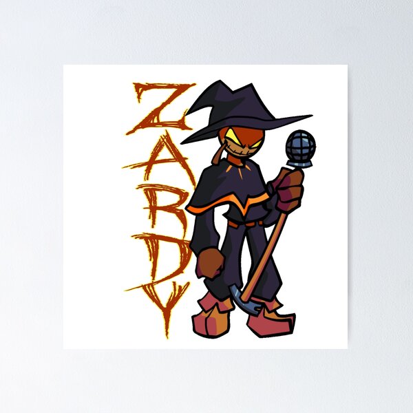 "Fnf zardy Friday Night Funkin" Poster for Sale by Dizzaa | Redbubble