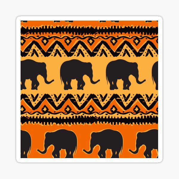 "African Ethnic Seamless Patterns" Sticker for Sale by namouss | Redbubble