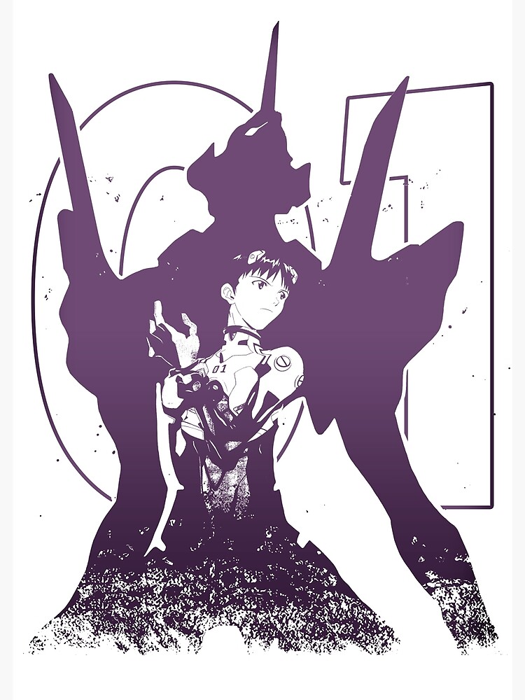 Póster «Póster Piloto de Evangelion Shinji Ikari» de CalRay | Redbubble